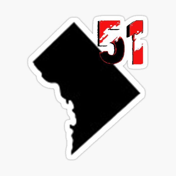 "51st state" Sticker by dngr shop | Redbubble