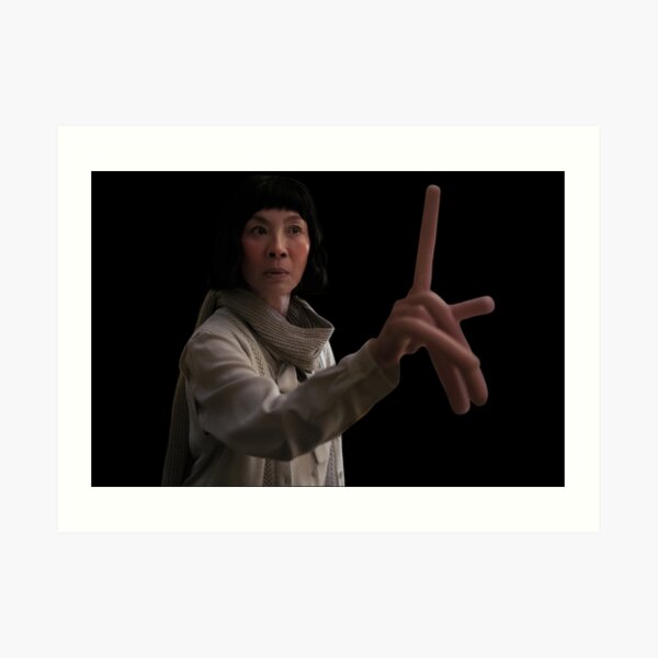 "Everything Everywhere All At Once Evelyn Wang Hotdog Fingers" Art ...