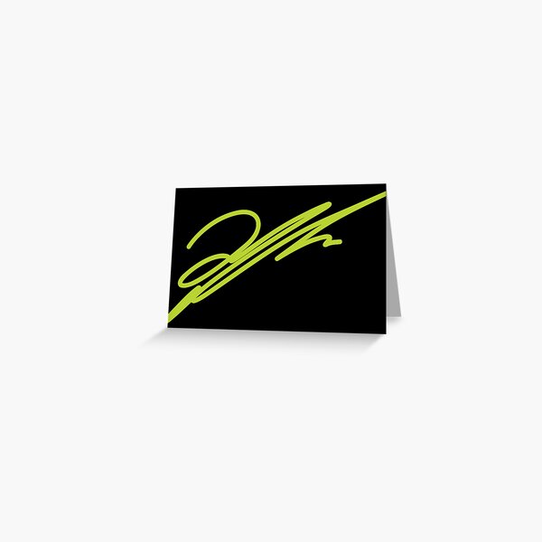 "NCT HAECHAN SIGNATURE" Greeting Card by velvetmoonlab | Redbubble