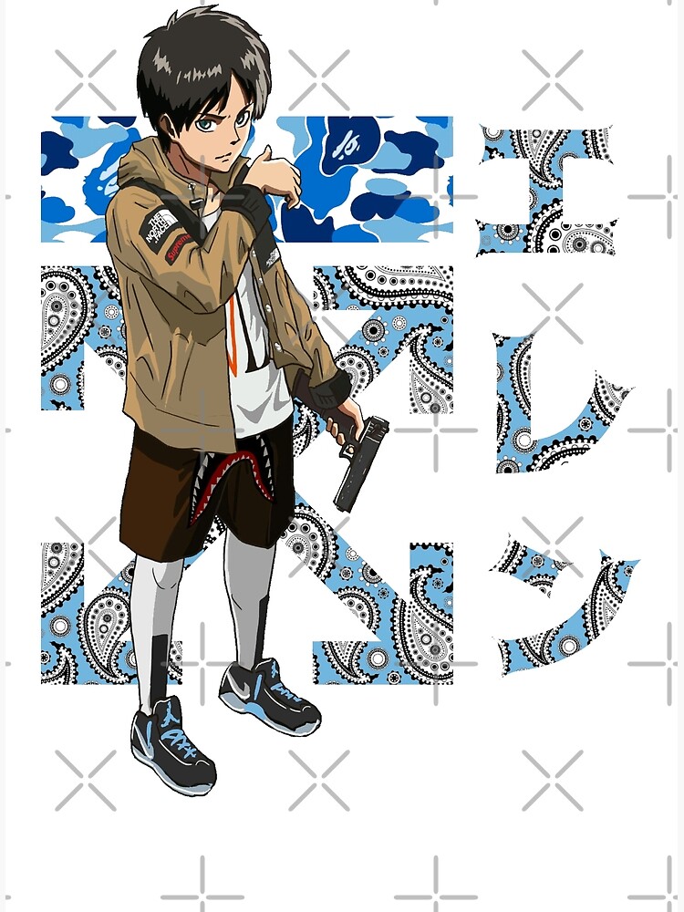 "Eren Drip 4k" Poster for Sale by 6ixnik-1 | Redbubble