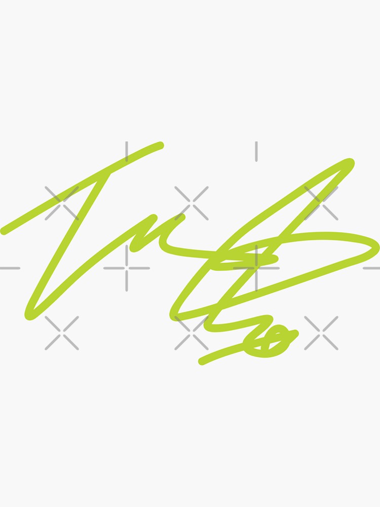 "NCT TAEIL SIGNATURE" Sticker by velvetmoonlab | Redbubble