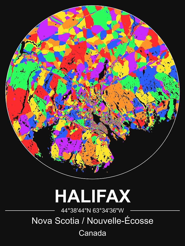 "Halifax (Nova Scotia, Canada) Coloured Blocks" Poster by jesse ...