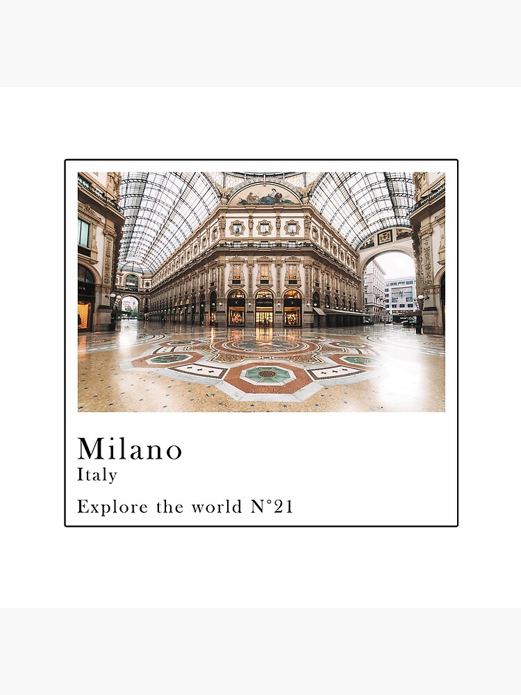 "Milano sticker" Poster for Sale by raniaa-dhm | Redbubble