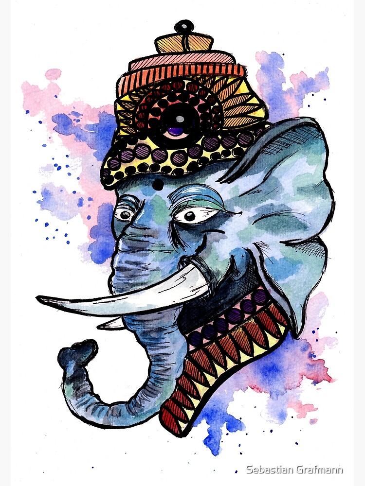 "Elephant Colonel" Poster for Sale by Zeichenbloq | Redbubble