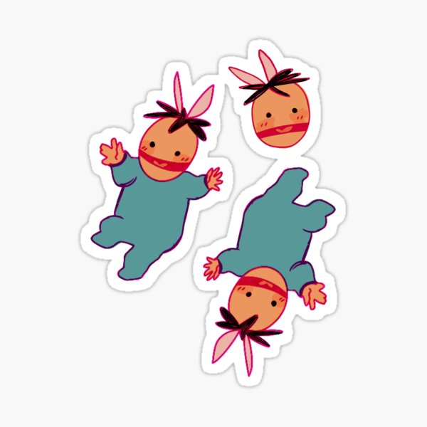 "Bunny IKE" Sticker for Sale by emilyartstudios | Redbubble
