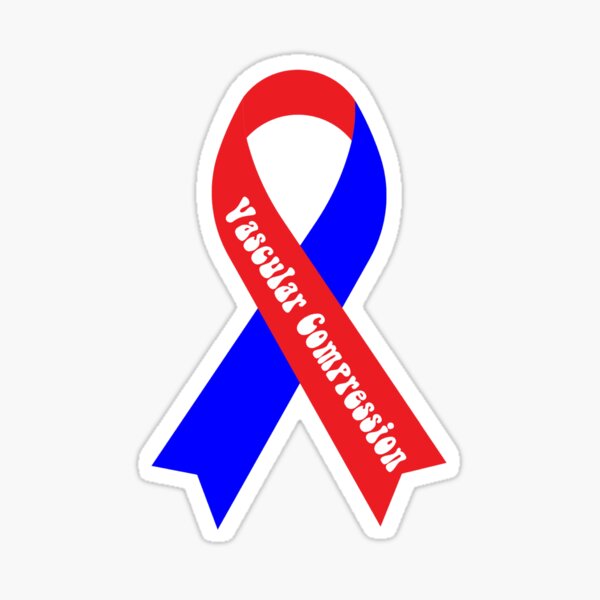 "Vascular Compression Awareness" Sticker by mariachris | Redbubble