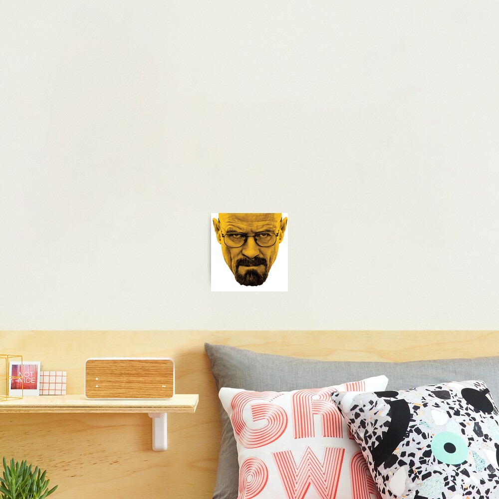 "Walter White Face" Photographic Print for Sale by gketheredge | Redbubble