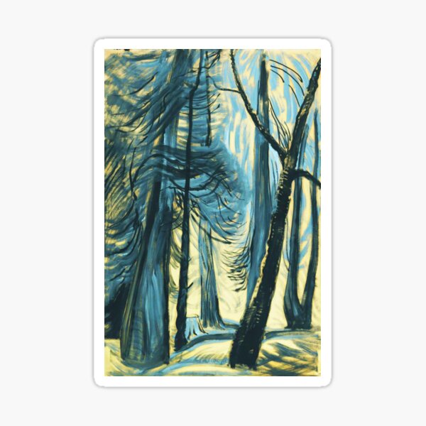 "Emily Carr artwork" Sticker by Zarrix-rayan | Redbubble