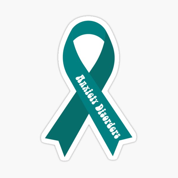 "Anxiety Disorders Awareness" Sticker by mariachris | Redbubble