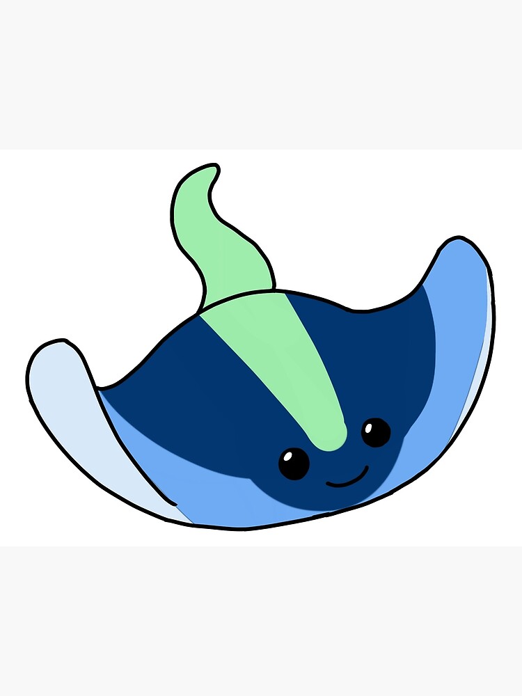 "Boyflux Manta Ray" Poster for Sale by WeirdQueer | Redbubble