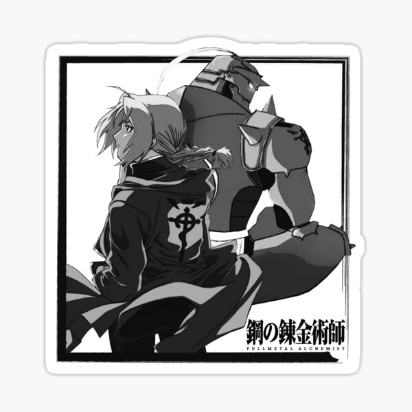 "FMA Brotherhood" Sticker by Otakuniverse | Redbubble