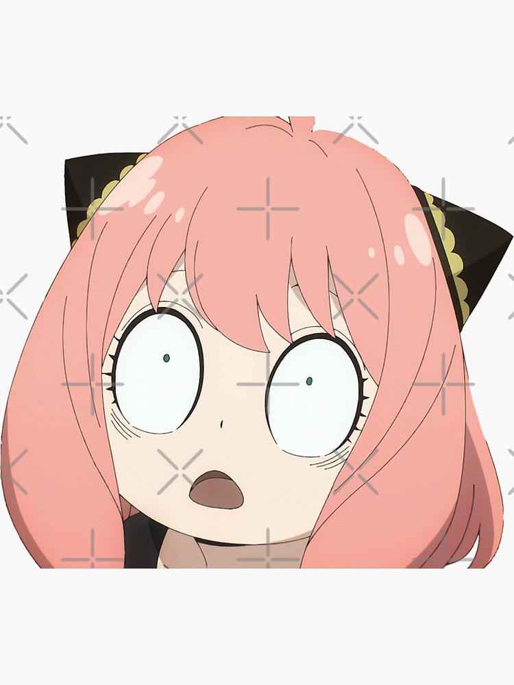 Sticker « Spy x Family (Shocked Anya) », par KuroMajitsu | Redbubble