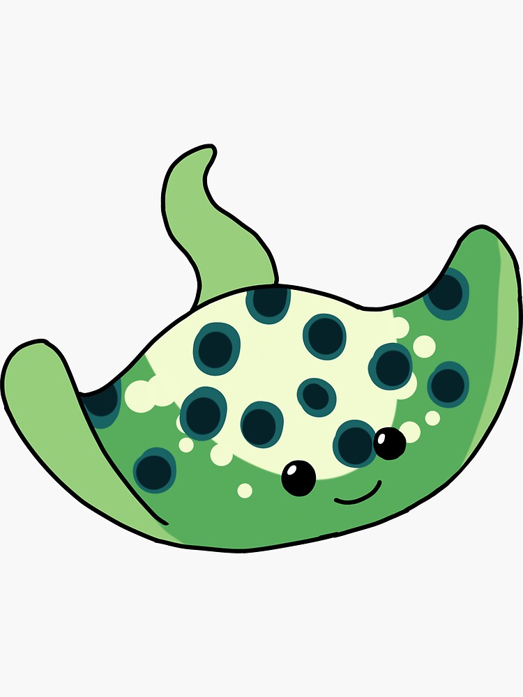 "Arospec Manta Ray" Sticker by WeirdQueer | Redbubble