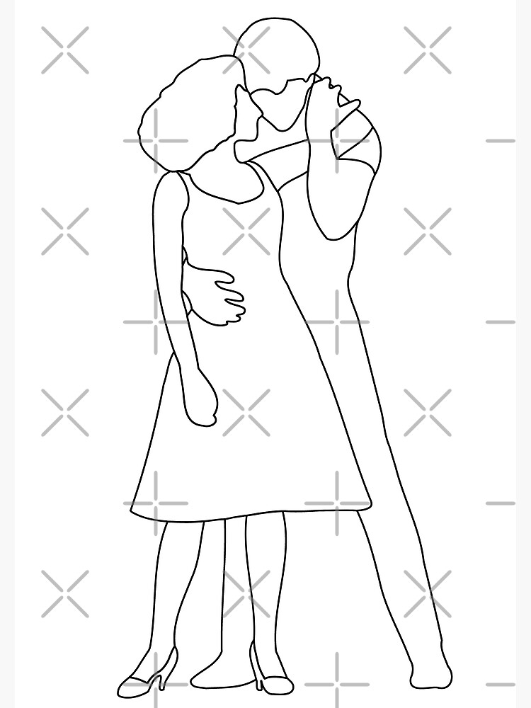 "dirty dancing silhouette" Art Print for Sale by Ilust | Redbubble