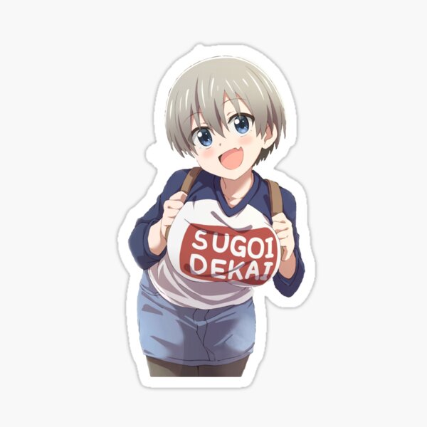"Uzaki Chan" Sticker by AniePieArt | Redbubble