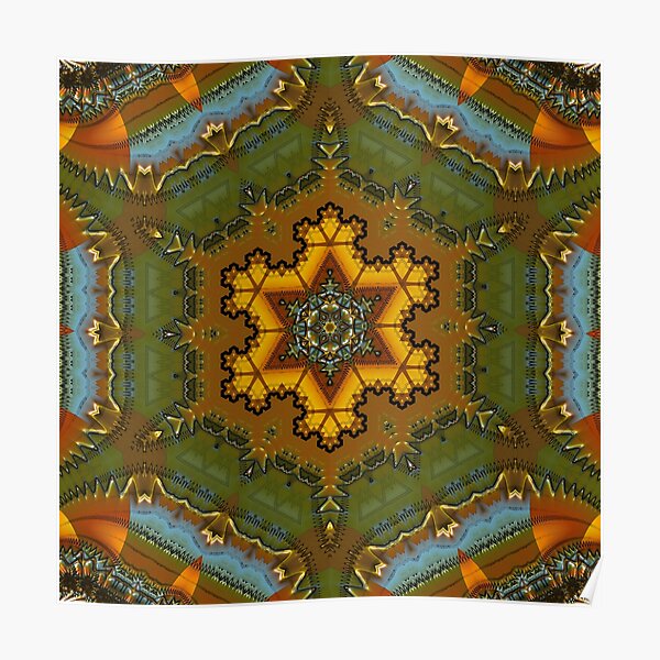 "Serpent Mound Cymatics 53" Poster for Sale by Boogie-72 | Redbubble