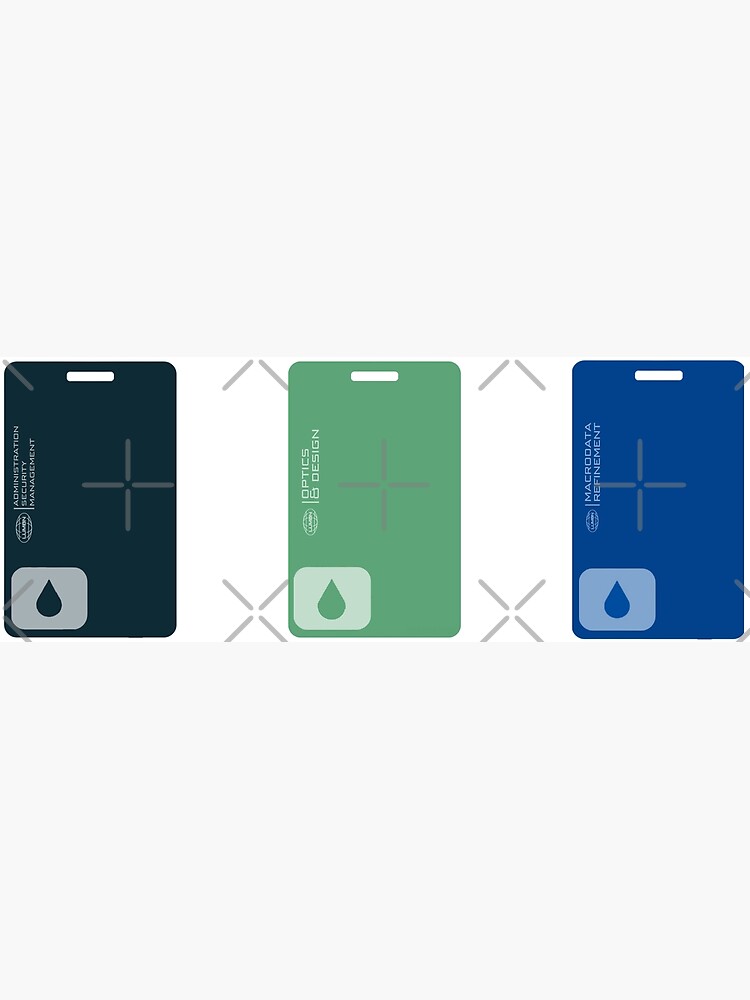 "Severance Lumon Key Cards" Poster by Stickerm4ni4 | Redbubble