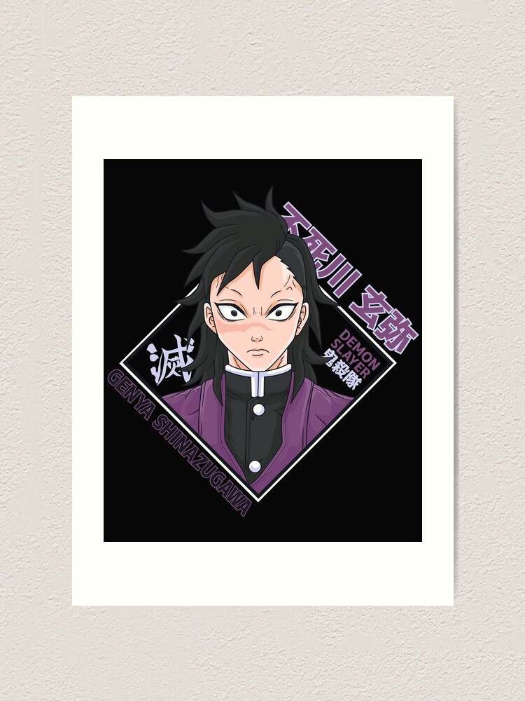 "Genya Shinazugawa" Art Print for Sale by TeeTowArgh | Redbubble