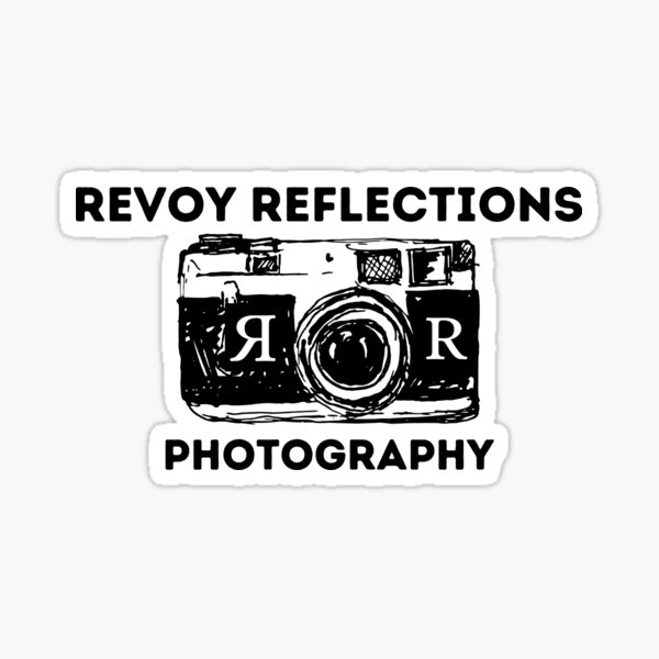 "Revoy Reflections Logo-Black" Sticker by RevoyDesign | Redbubble