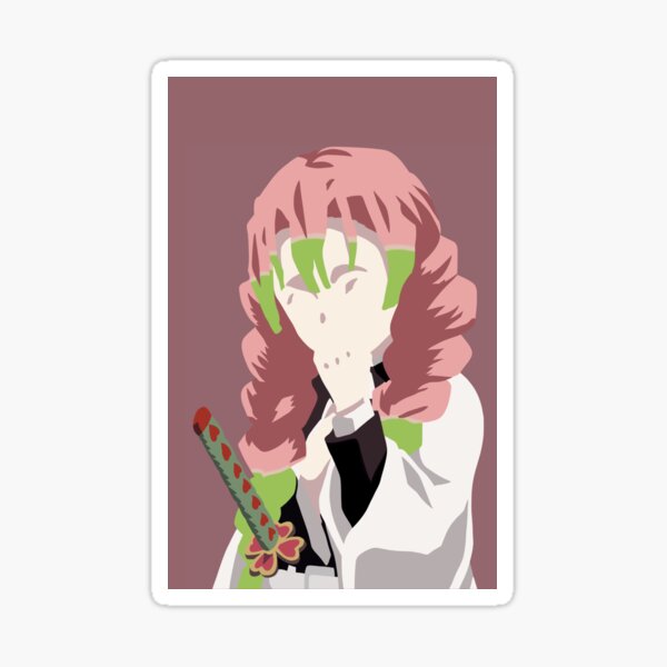 "Mitsuri Kanroji" Sticker by jwick9000 | Redbubble