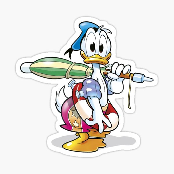 "Donald Duck Summer" Sticker for Sale by DonaldUS | Redbubble