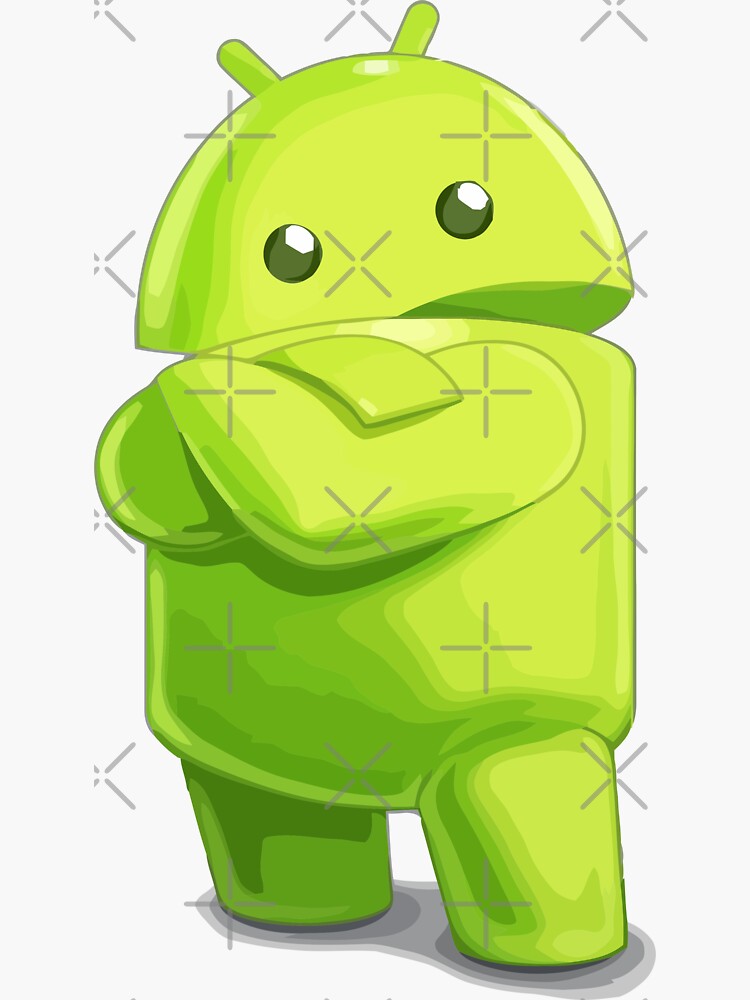 "android logo" Sticker for Sale by yourgeekside | Redbubble