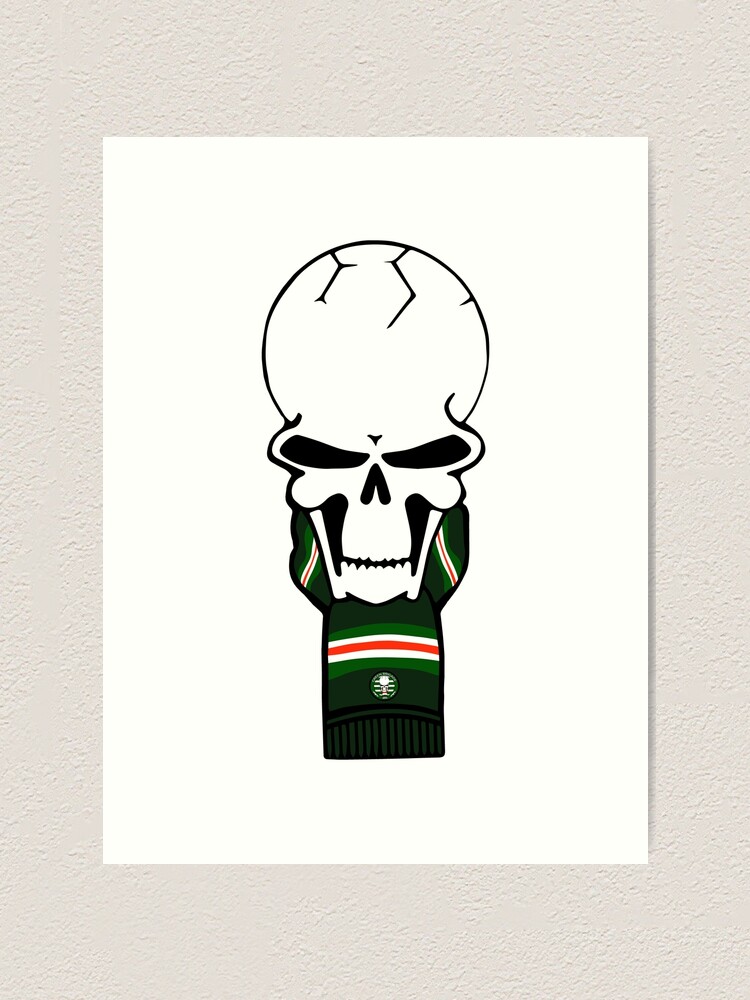 "skull green brigade -ULTRAS- Celtic FC Fans" Art Print by ULTRASart ...
