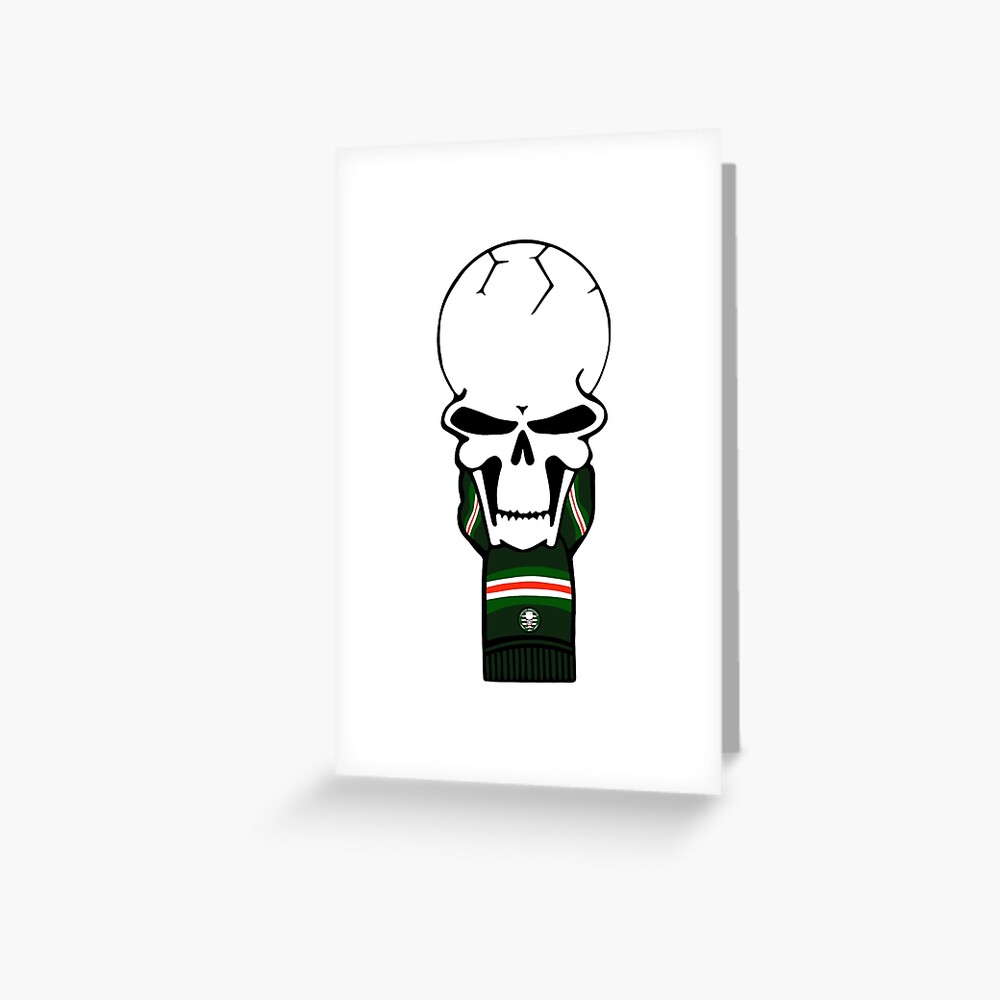 "skull green brigade -ULTRAS- Celtic FC Fans" Greeting Card by ...