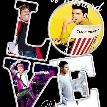 "Cliff Richard" Sticker for Sale by johnoxc30 | Redbubble