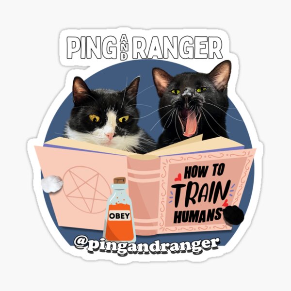 "How to Train Humans with Ping and Ranger" Sticker for Sale by ...
