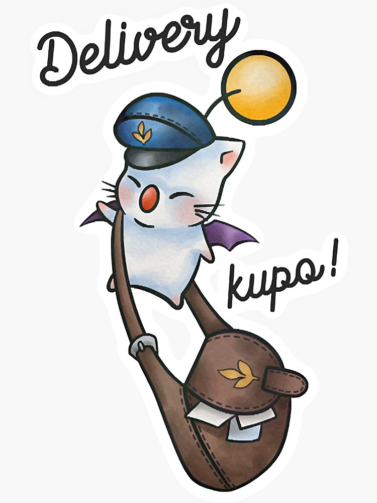 "Special delivery, kupo! Delivery moogle from Final Fantasy 14 art ...