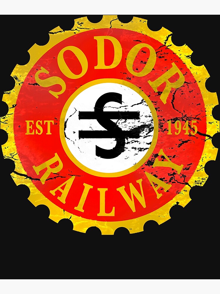 "Sodor railway logo distressed classic t shirt" Poster for Sale by ...
