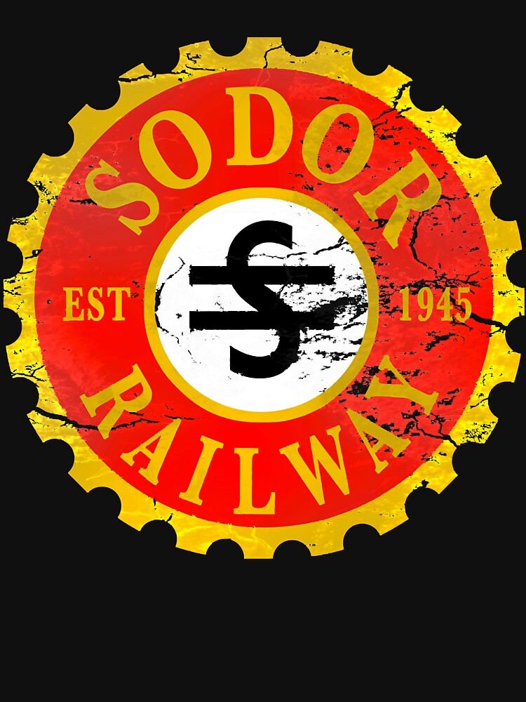 "Sodor railway logo distressed classic t shirt" T-shirt by tawonda2914 ...