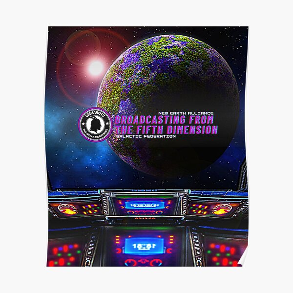 "LesharoTV Galactic Federation Design" Poster for Sale by throttlenchains | Redbubble