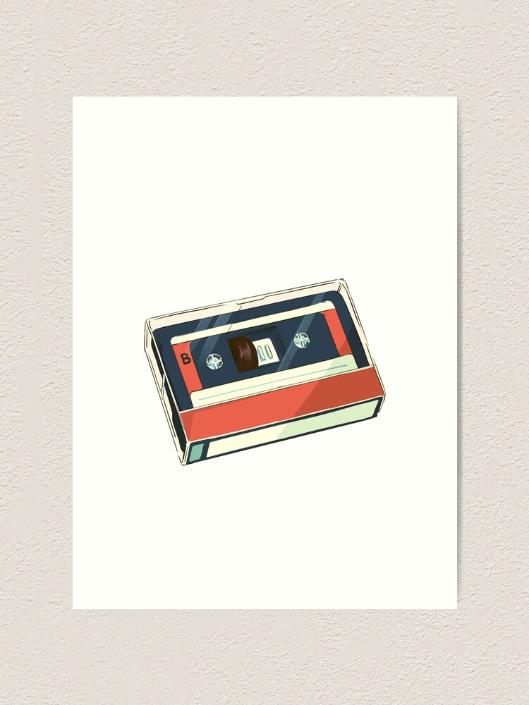 "Tape Recorder Aesthetic Art | Retro Lo-Fi 1990s Design" Art Print for ...