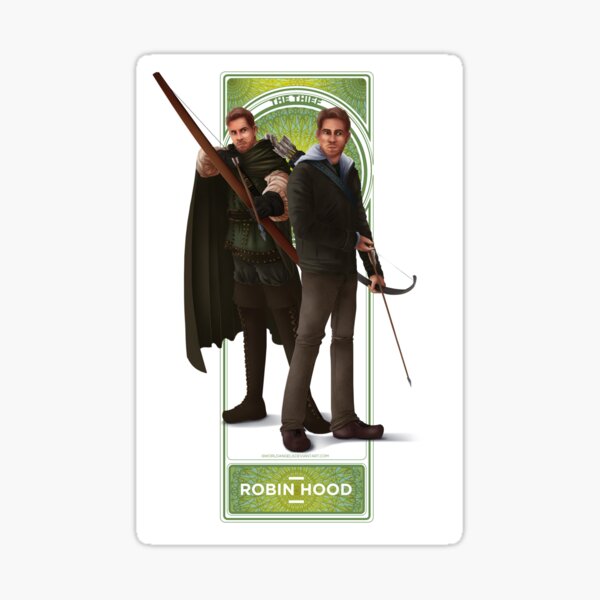 "Robin Hood" Sticker for Sale by FloandFish | Redbubble