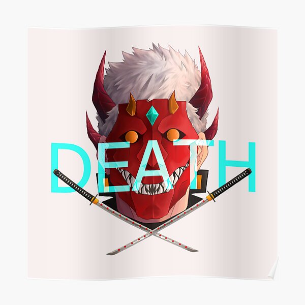 "Death Oni" Poster for Sale by antllion | Redbubble