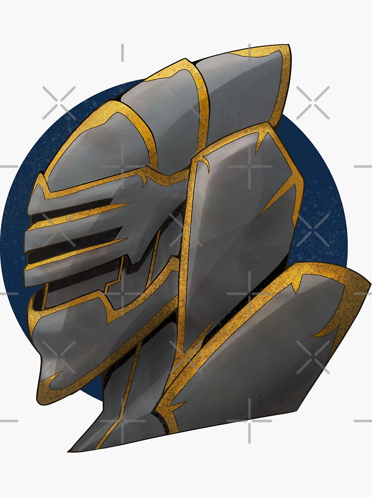 "Classic Medieval Knight Helmet " Sticker by EnriQuest | Redbubble