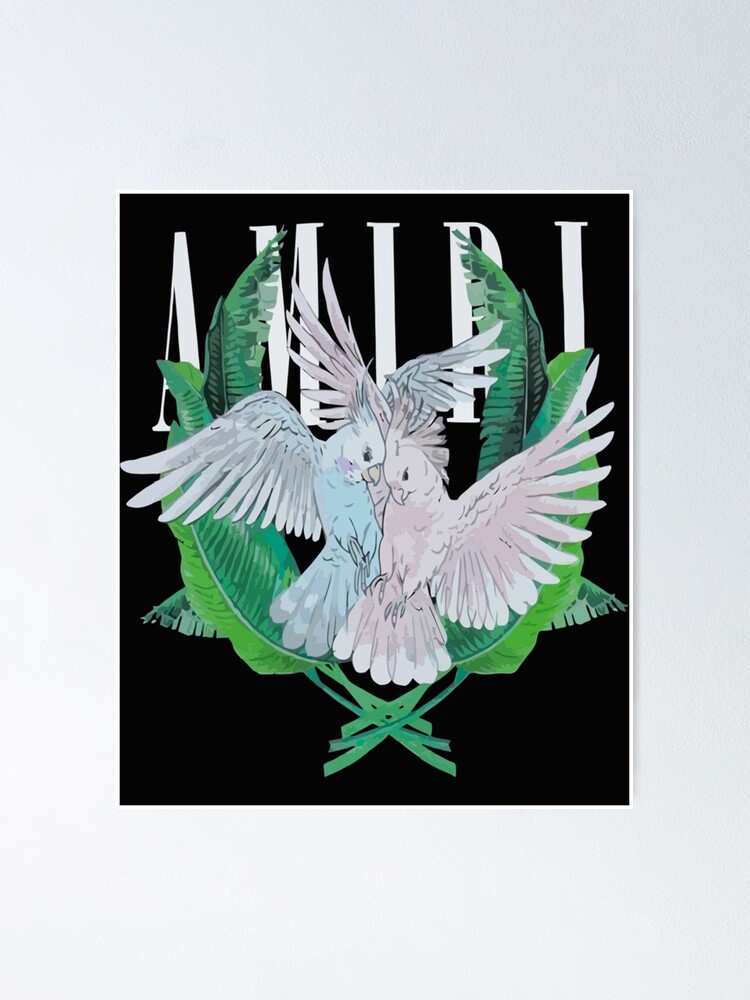 "amiri " Poster for Sale by JeansCulture | Redbubble
