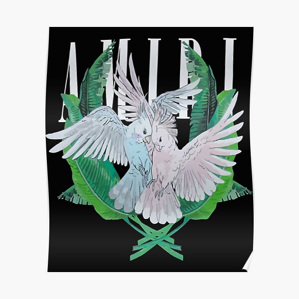 "amiri " Poster for Sale by JeansCulture | Redbubble
