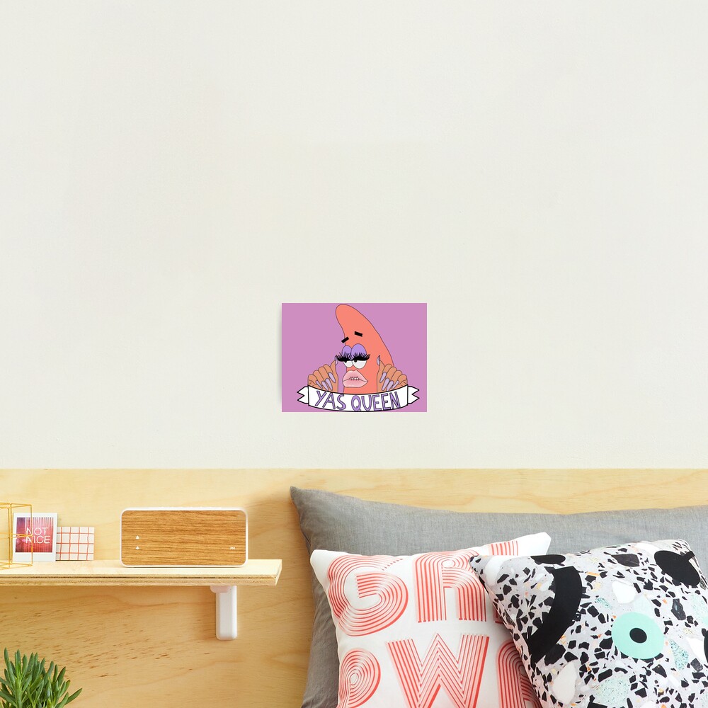 "Patrick Star Material Gworl" Photographic Print for Sale by AnnieBooth ...