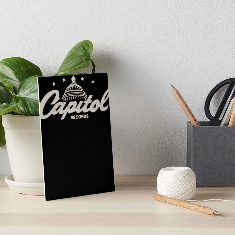 "Capitol Records 45 label logo" Art Board Print by Jasonarron | Redbubble
