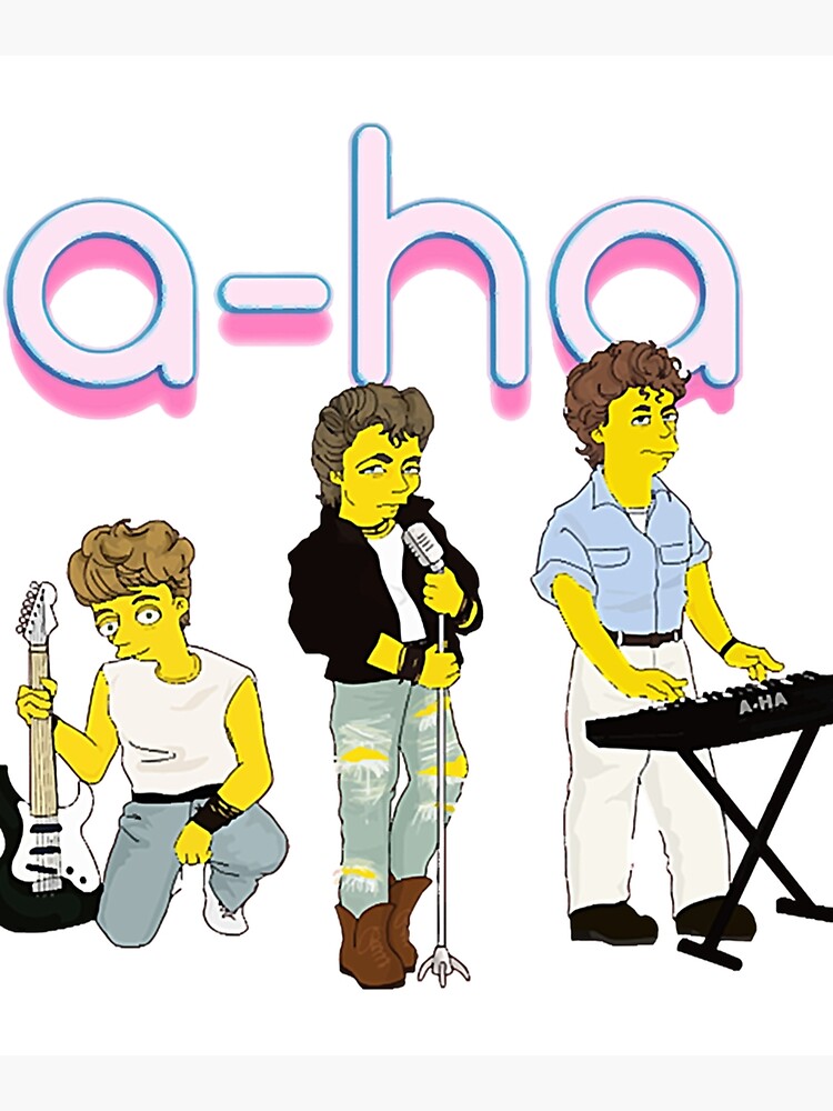 Póster «Die Timeline A Ha Band Berlín» de 80sAttics | Redbubble