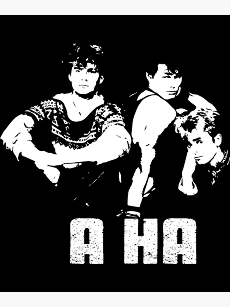 "A Ha A-ha Pop Band Designs ,A-ha Art " Poster for Sale by 80sAttics ...