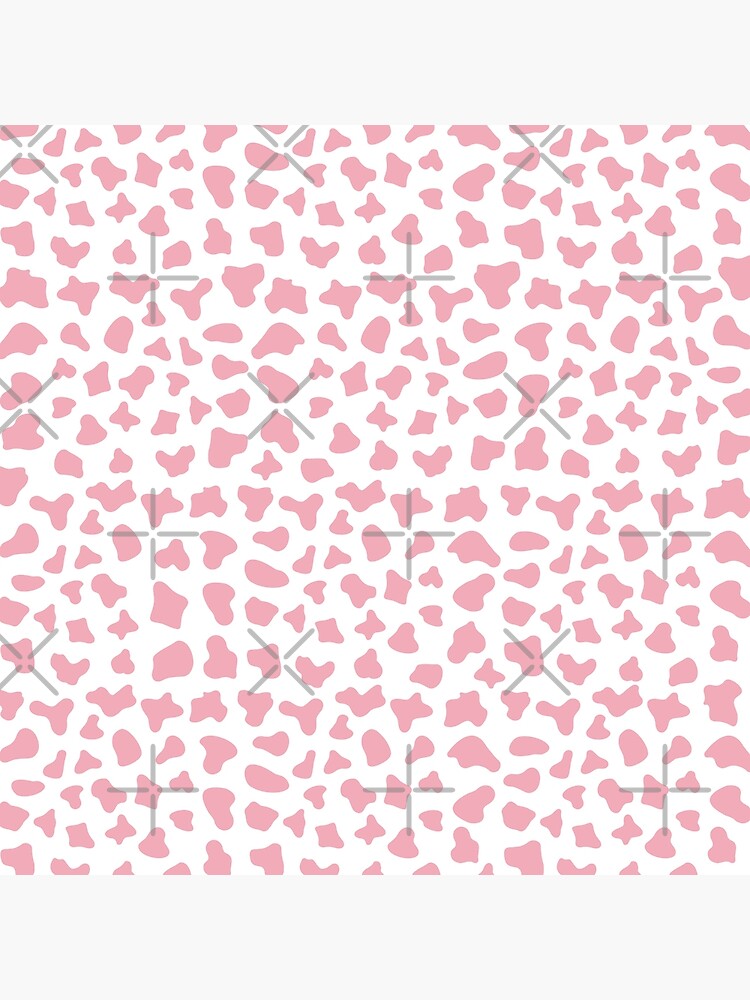 "Baby pink Cow Print, Cow Spots Pattern" Poster by patterniastudio ...