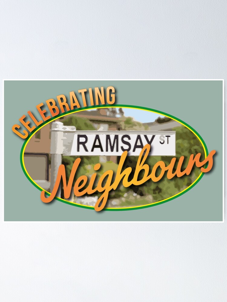 "Celebrating Neighbours" Poster by GoodNeighbours | Redbubble
