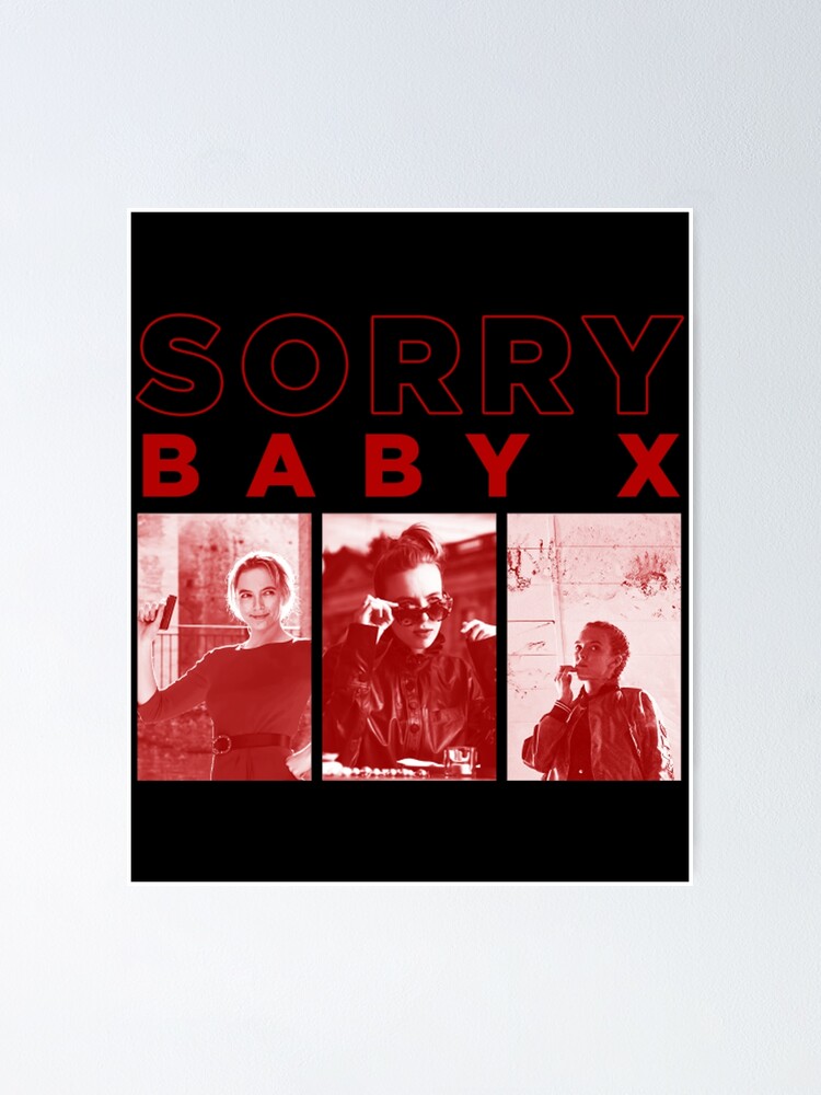 "VILLANELLE SORRY BABY X - Killing Eve" Poster for Sale by vaberniadala ...