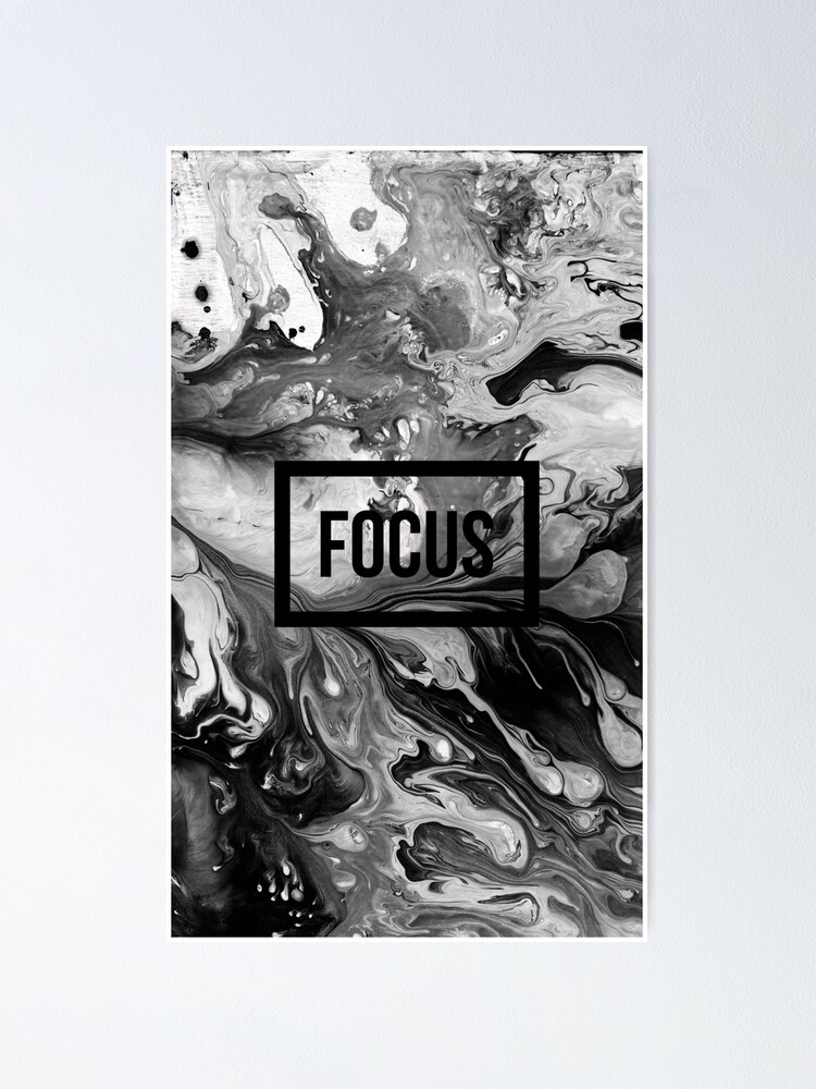 "Focus." Poster by shekularaz | Redbubble