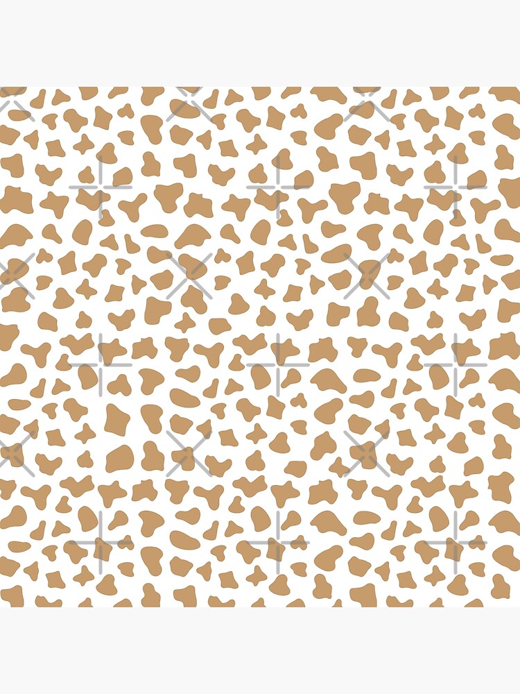 "Light brown Cow Print, Cow Spots Pattern" Poster by patterniastudio ...