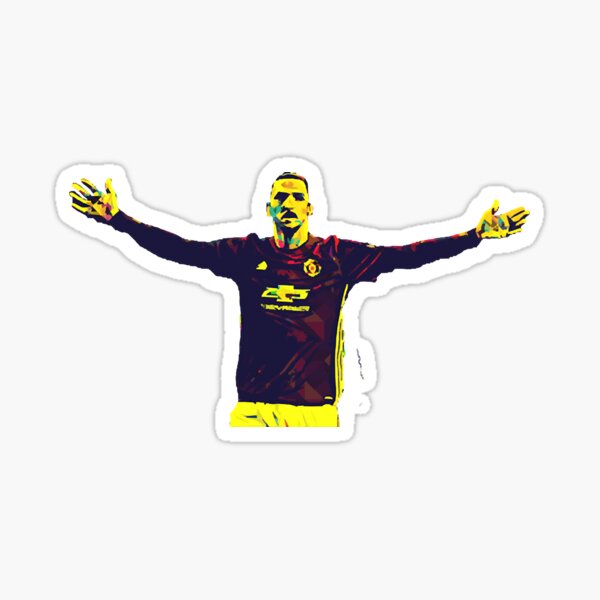 "Zlatan Ibrahimovic " Sticker by MarkLang4351 | Redbubble